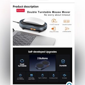 Starviky | Computers, Laptops & Parts | Starviky Dual Turntable Mouse ...